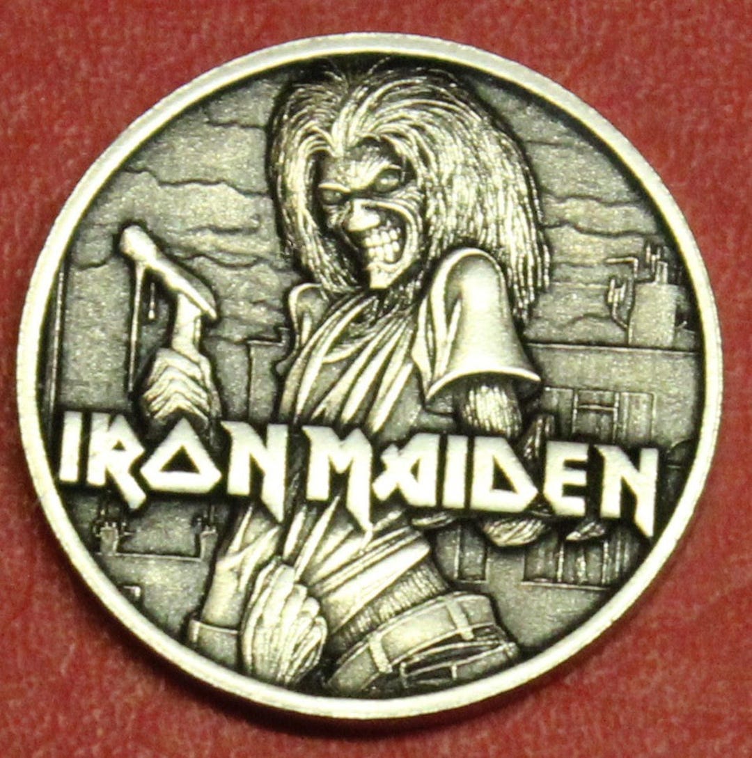HOBO Nickel Iron Maiden Eddie Made From a Real US Nickel - Etsy