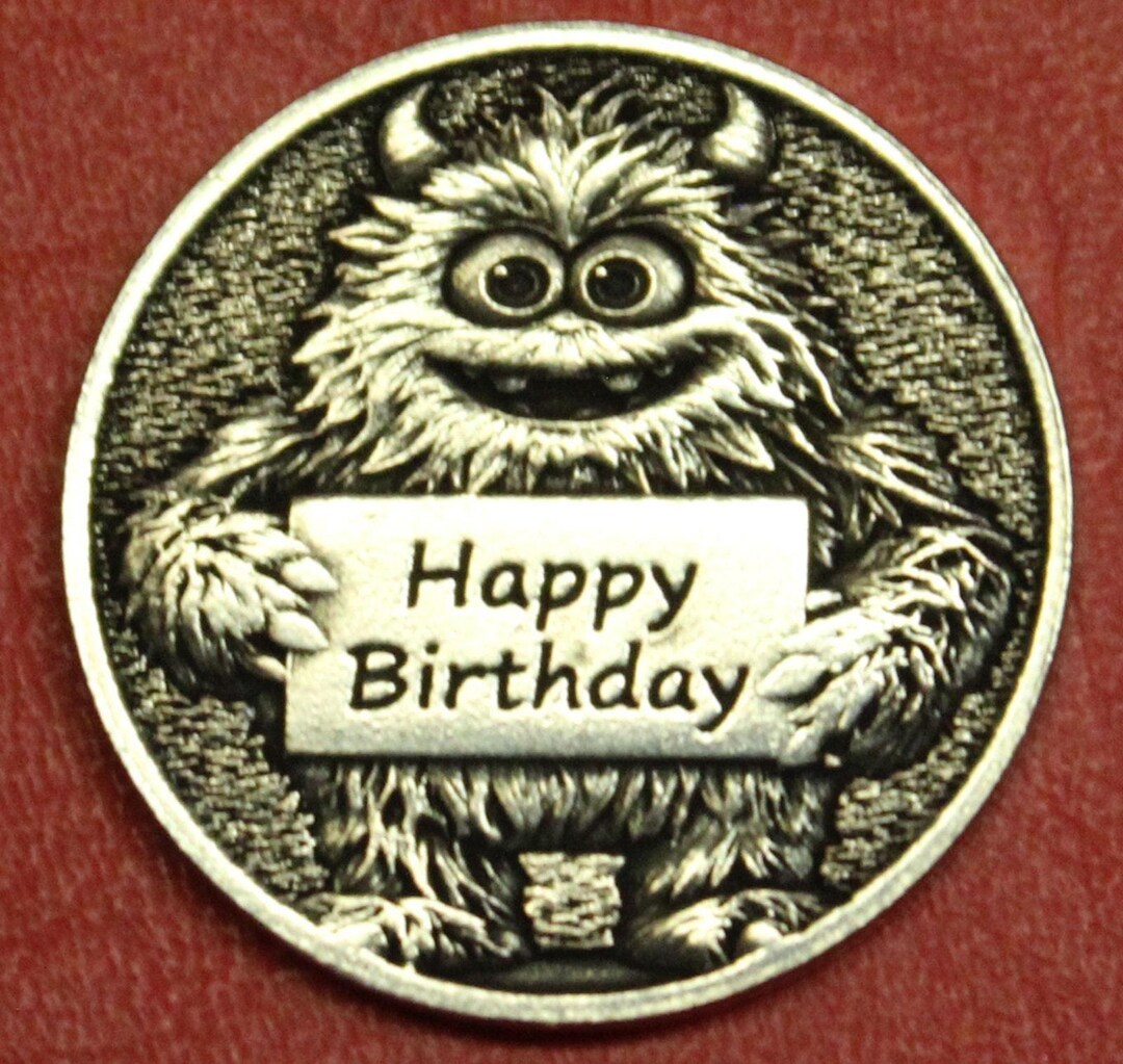 HOBO Nickel Happy Birthday Monster Made From a Real US Nickel - Etsy