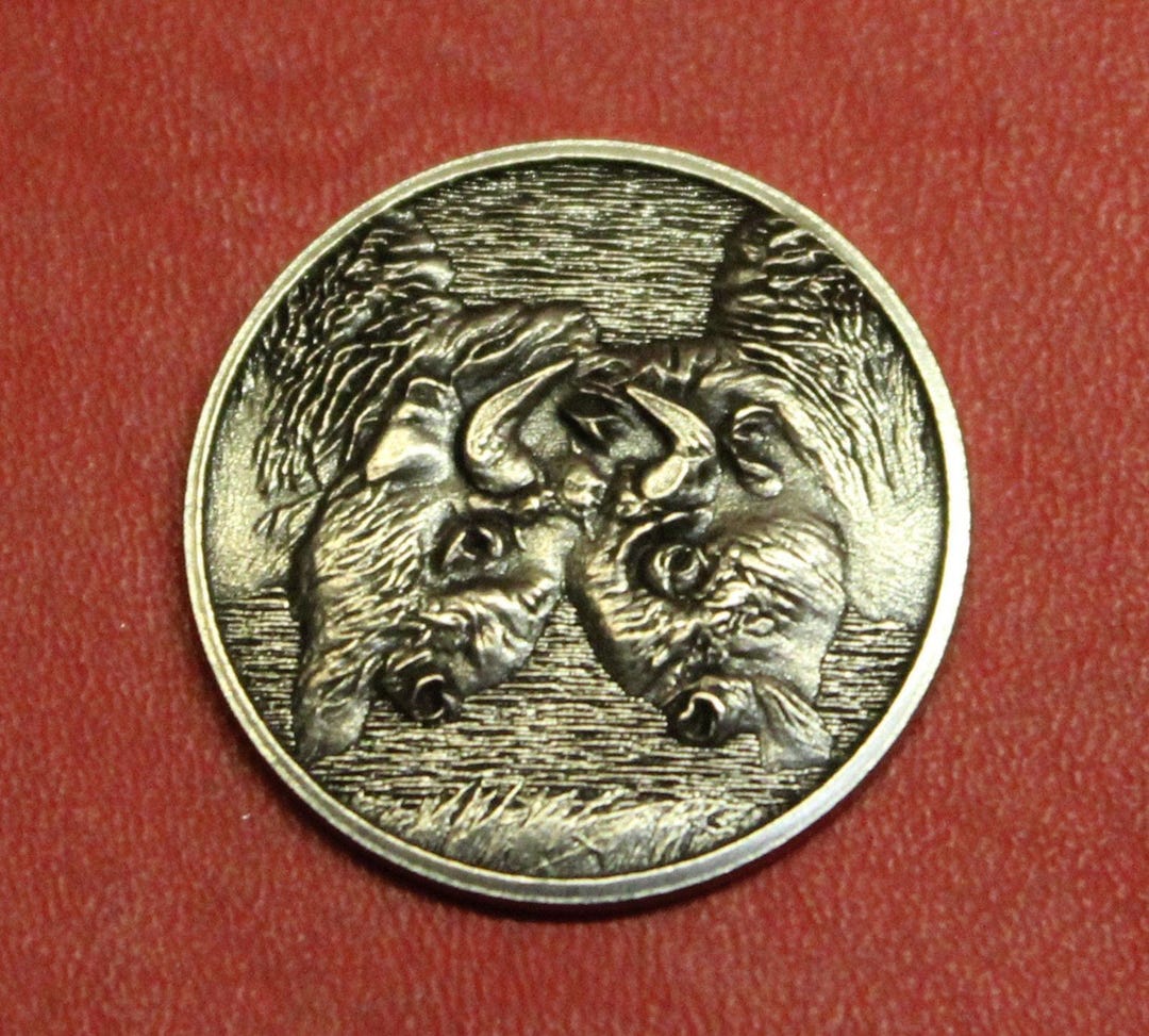 HOBO Nickel Double Buffalo Real US Nickel - Etsy
