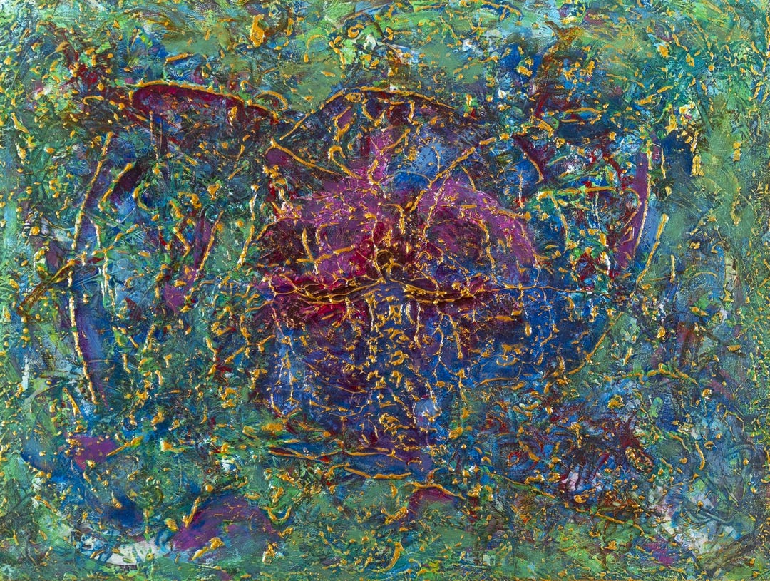 Nirvana - Colorful Abstract Painting - Expressive Modern Wall Art ...