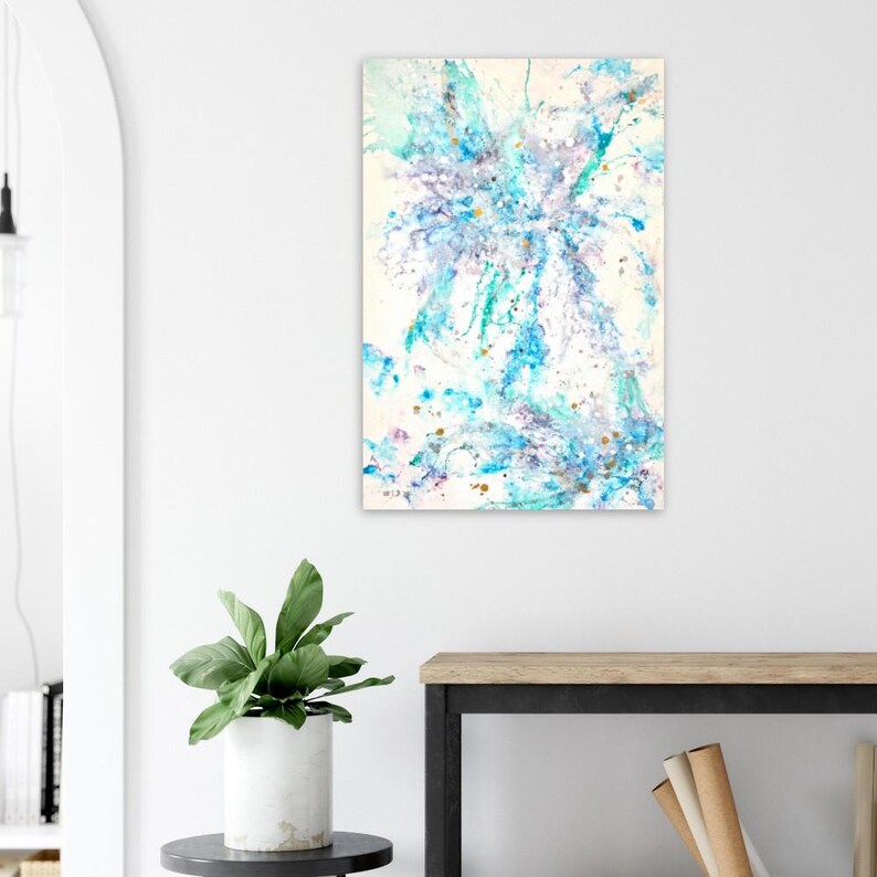 24x36" Colourful Abstract Wall Decor Poster, Painted by Canadian Artist ...