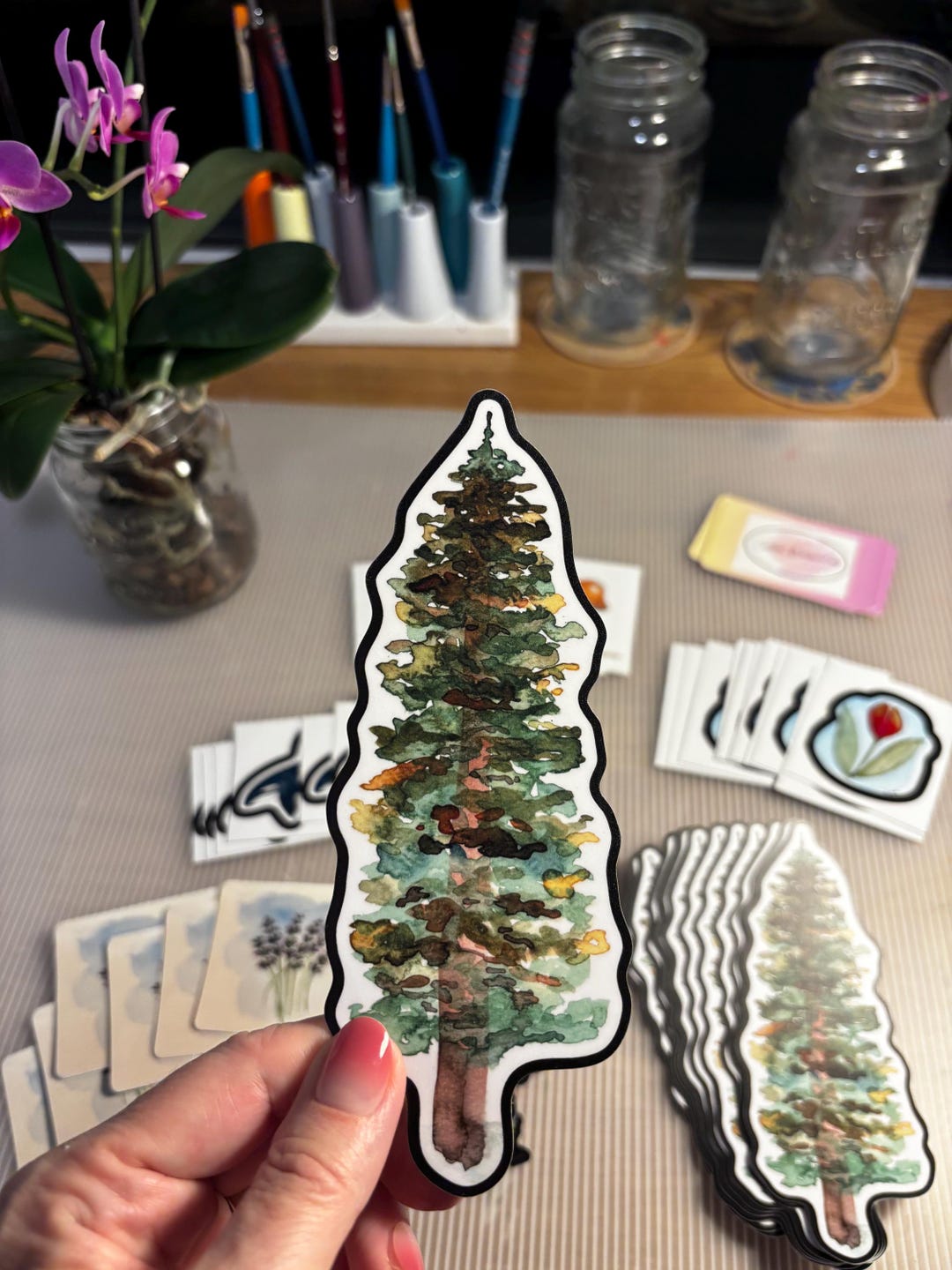 Stickers From Watercolour Art Various Sizes - Etsy