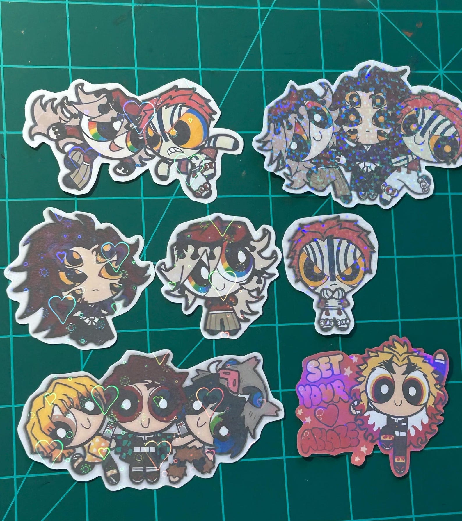 Demon Slayer PPG Stickers - Etsy