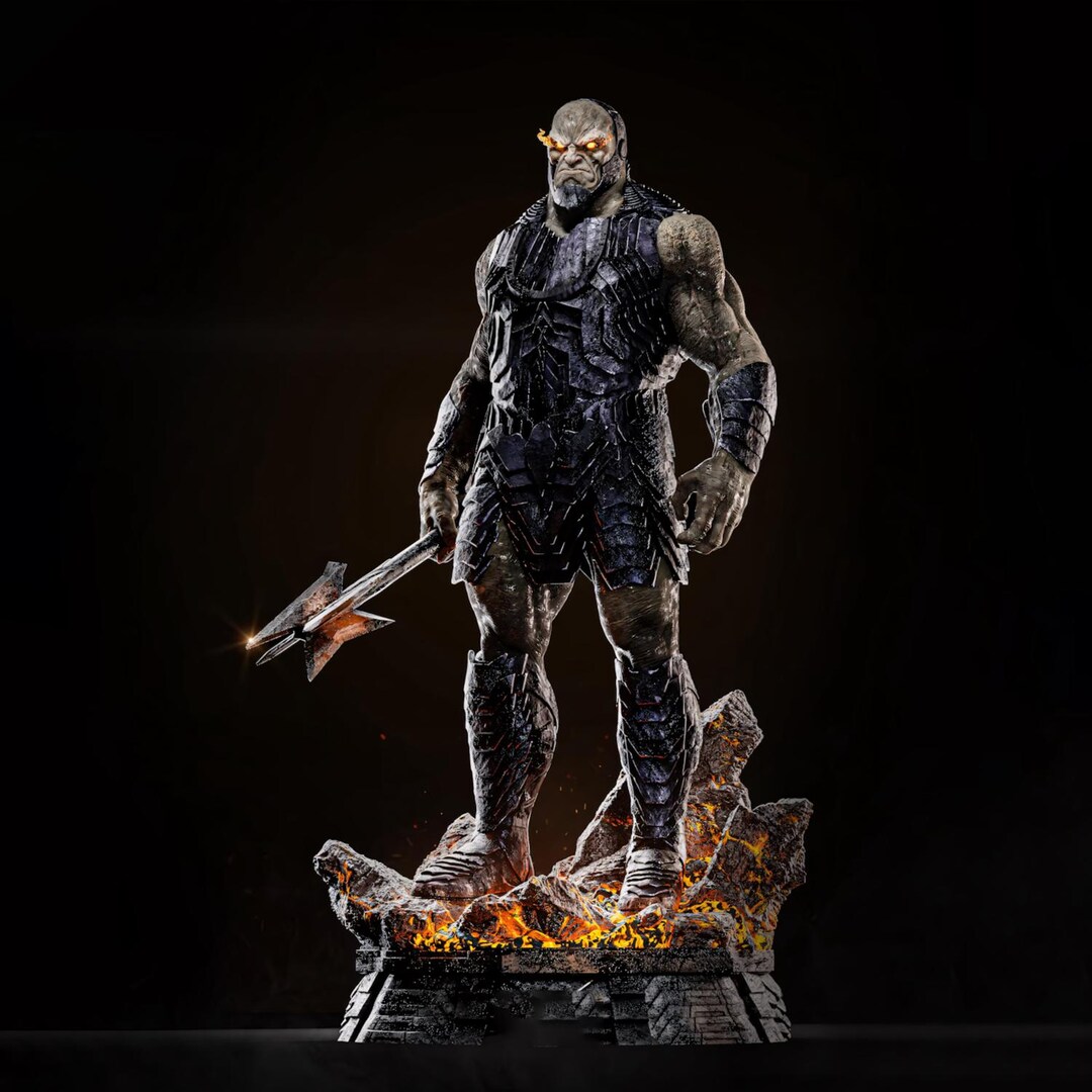 Stone Tyrant Fanart 3D STL | Warhammer Overlord With Spear Statue ...