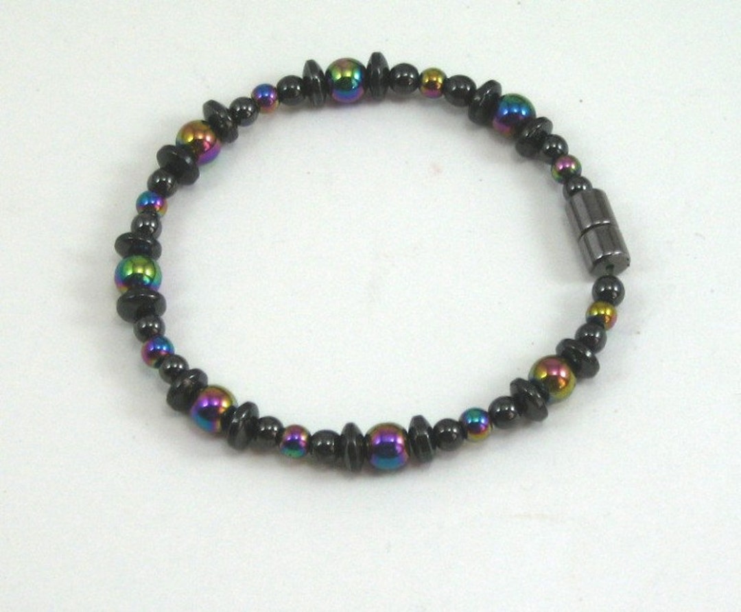 Ladies Magnetic Magnetite Lodestone Single Bracelet Magnetite - Etsy
