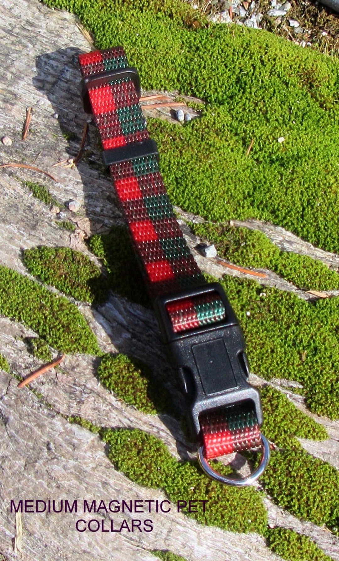 Magnetic Magnetite Adjustable Pet Collars MEDIUM Magnetic - Etsy