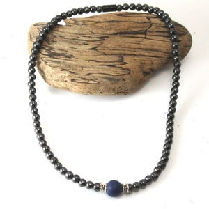 Ladies Magnetic Magnetite Lodestone Necklace/bracelet Setdark - Etsy