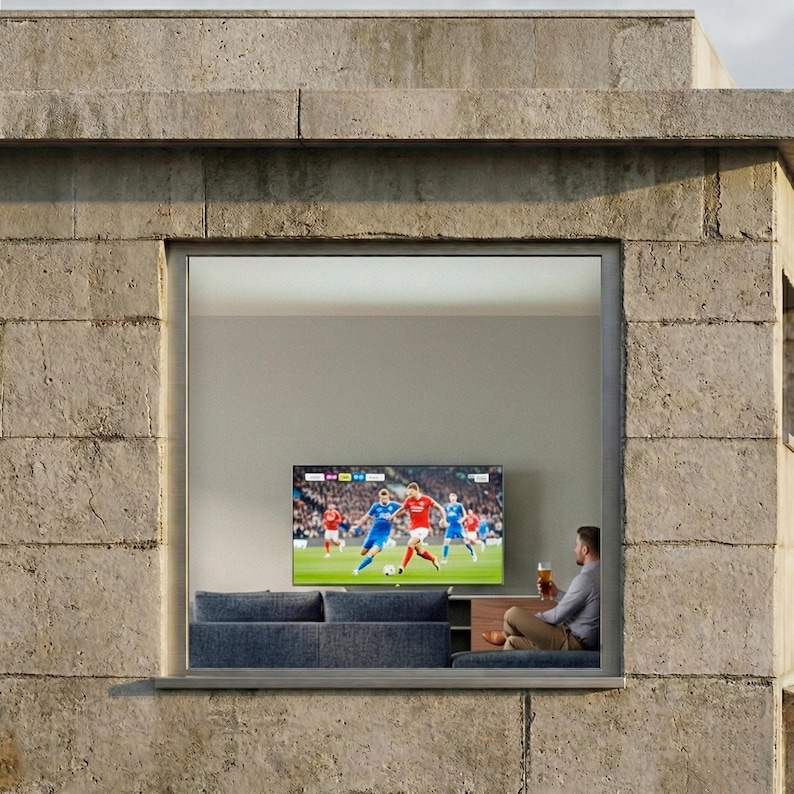 N Scale 1:160 Printable Interior Diorama • Man Watching Football ...