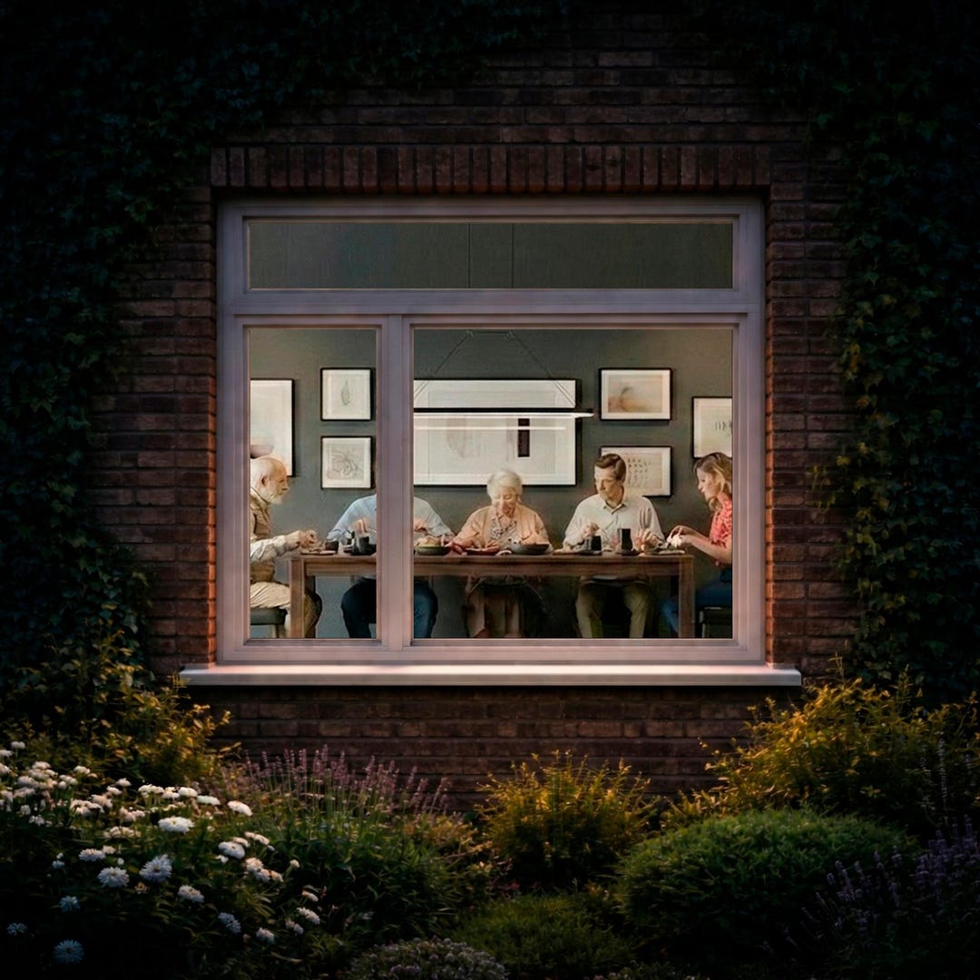 HO Scale Family Dining Room Diorama • Printable Modern Interior (1:87 ...