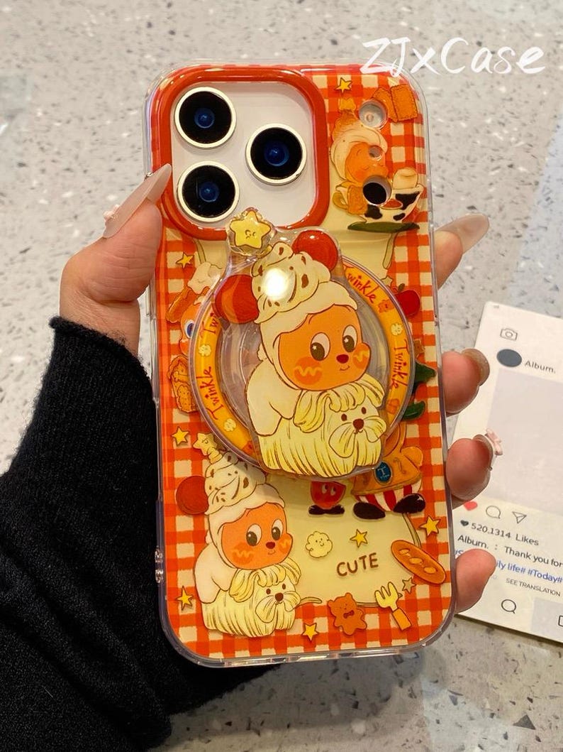 Cartoon Star Person Riding Dog iPhone 17 Magsafe Case, iPhone 17 Pro ...