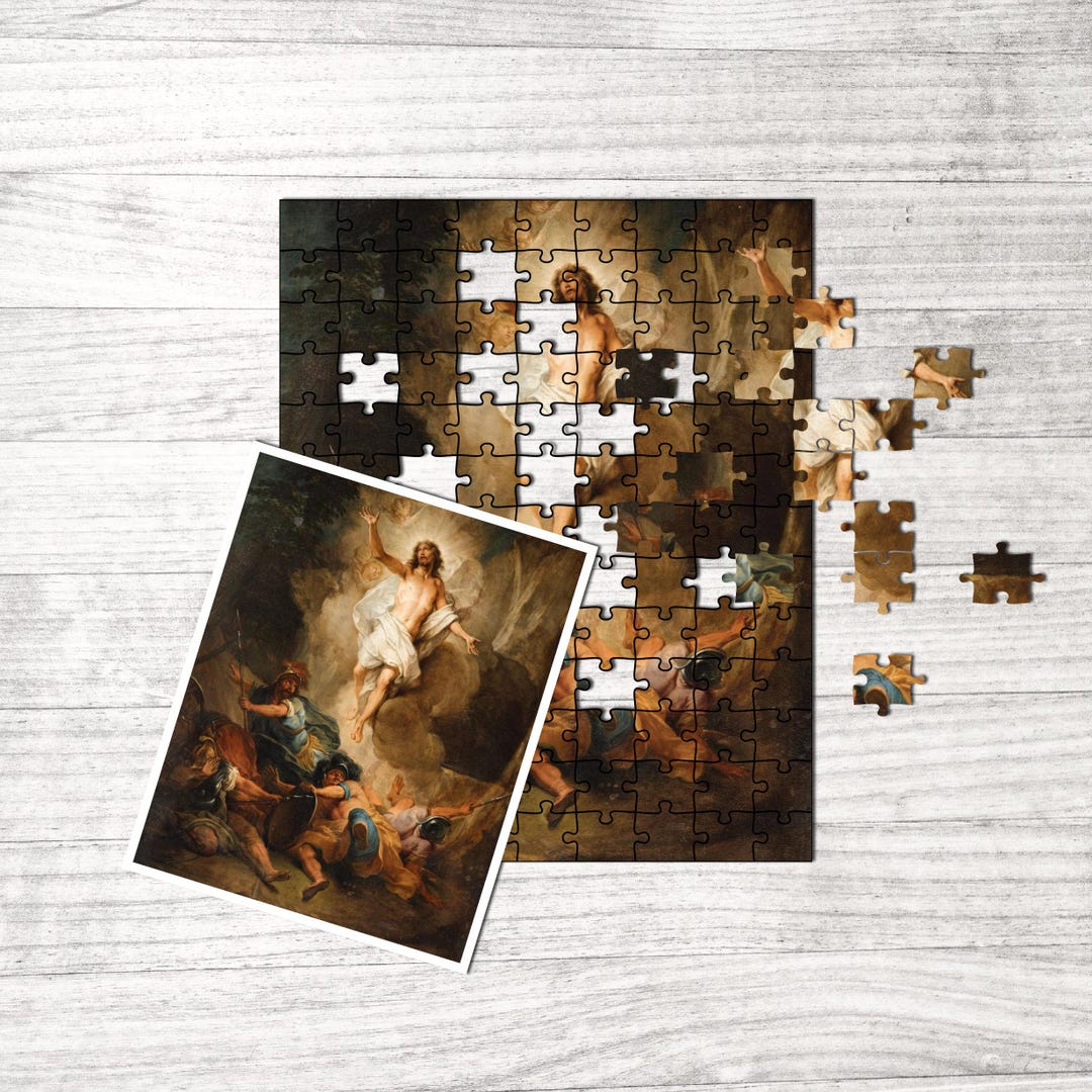Catholic Family Photo Puzzle, Custom Photo Puzzlem, Custom Christian ...