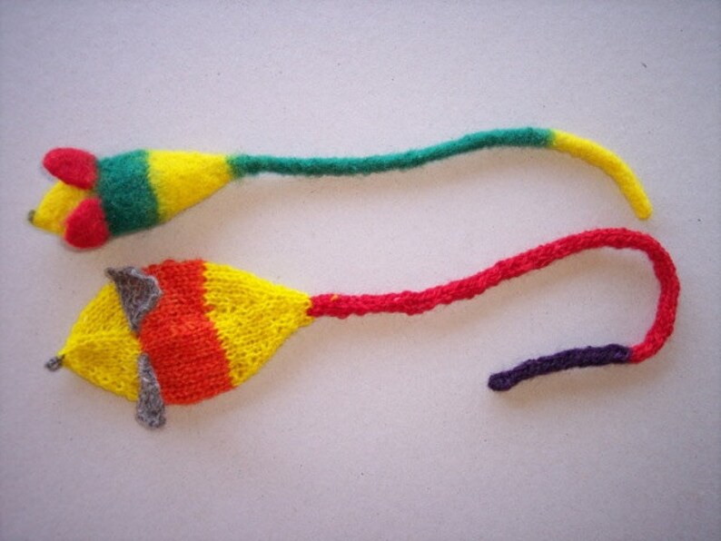 Knitting Pattern for Cat Toy Mouse - Etsy
