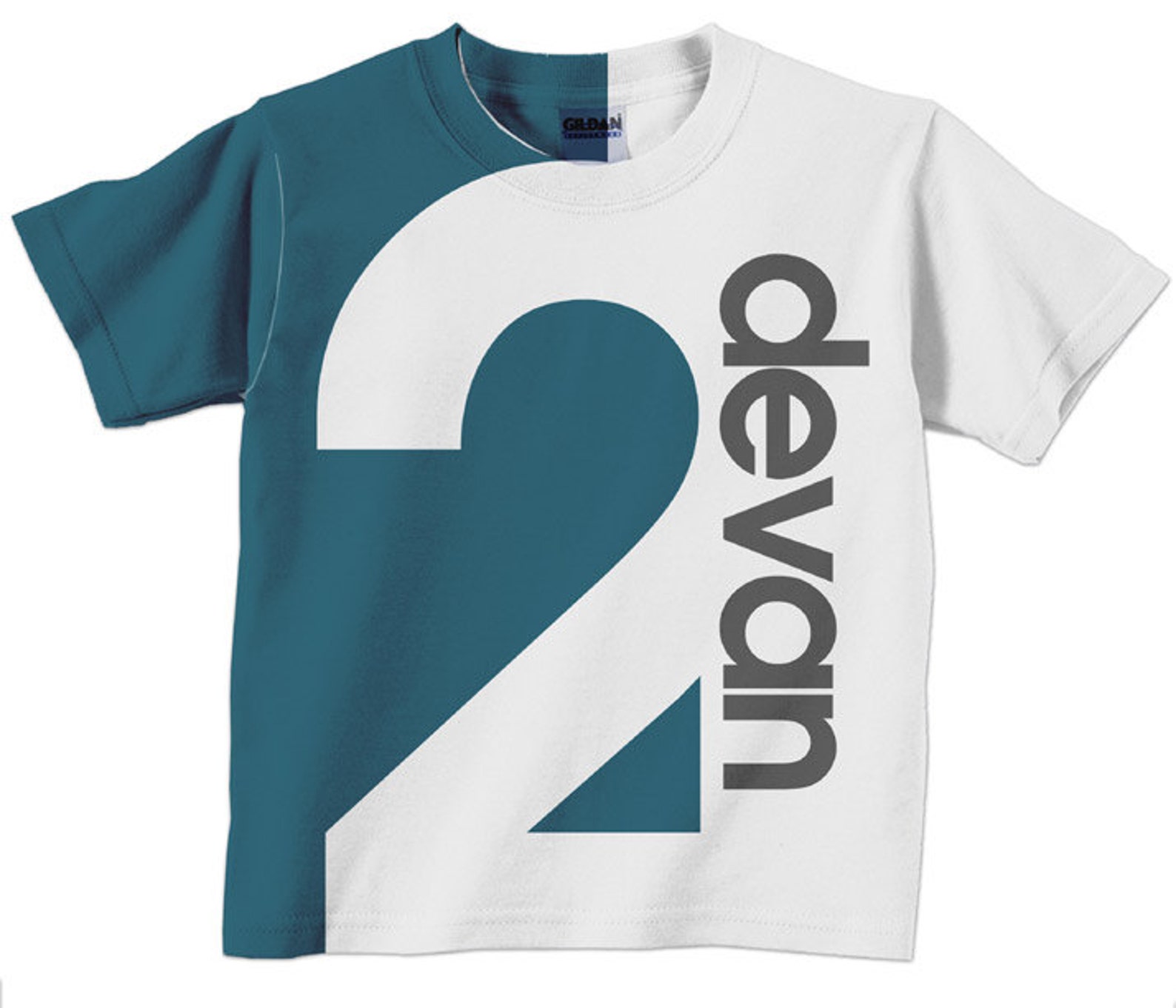 Perstonalized Number Shirt Childrens Birthday T-shirt Boy or | Etsy