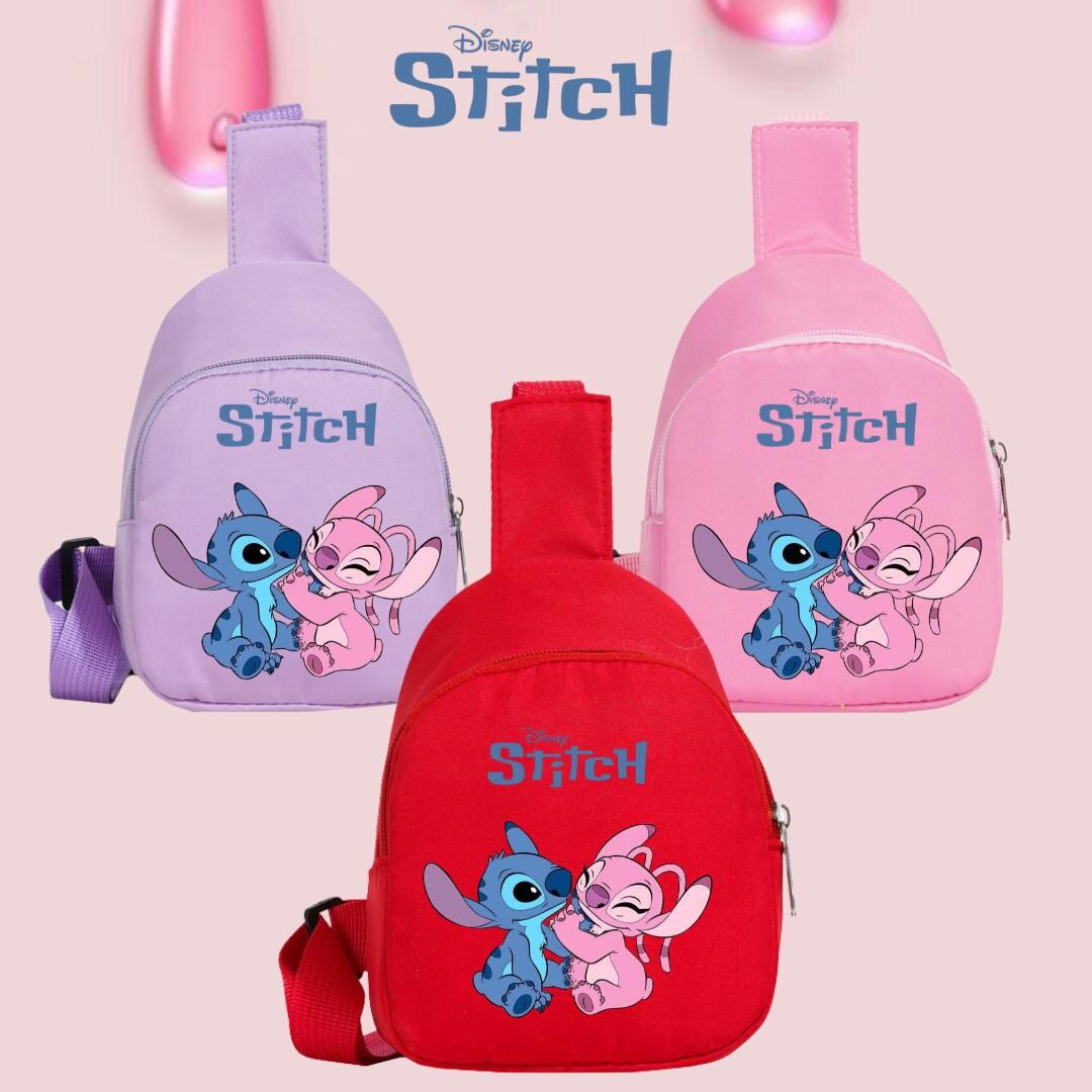 Cute Pink Alien Couple Mini Backpack – Kawaii Cartoon Crossbody Bag for ...
