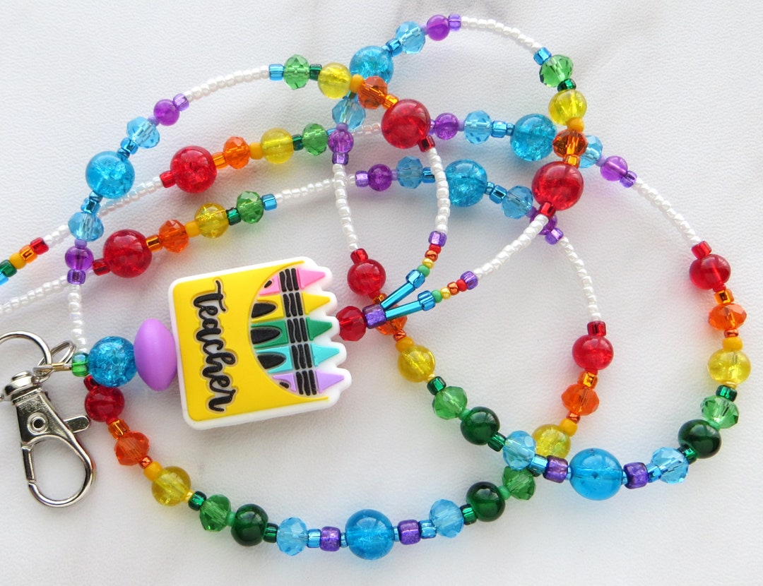 PRIMARY TEACHER- ID Lanyard and Badge Holder- Teacher Lanyard, Office ...