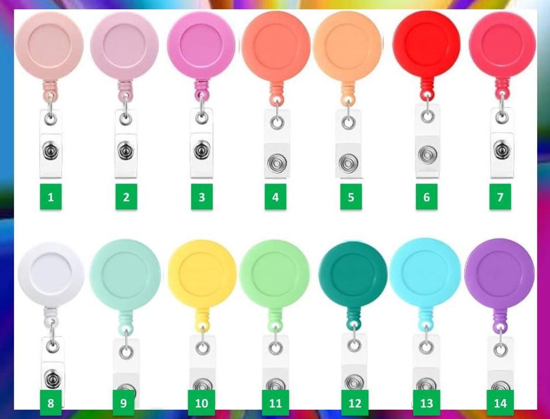 Badge Clip, Badge Reel- Used for Lanyard Alterations, Extensions, and ...
