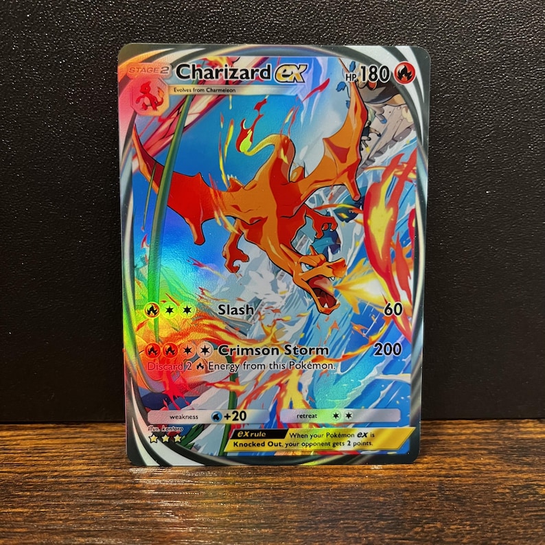 Charizard Ex Immersive - Pokémon TCG Pocket Fan Art Card - Etsy