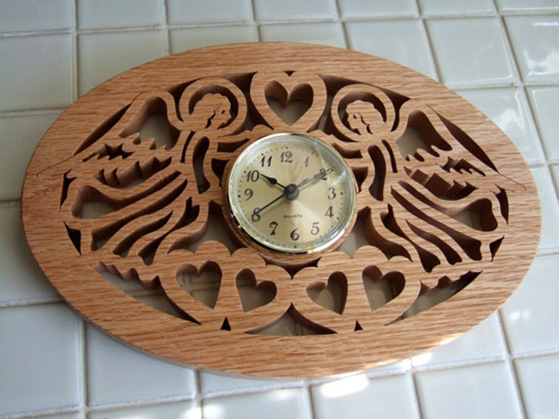 Angel Clock Clock With Angels - Etsy