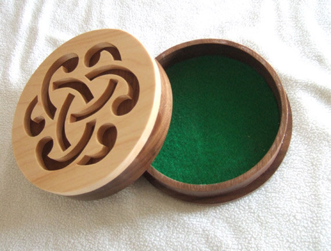 Celtic Jewelry Box Trinket Box Irish Gift Celtic Knot | Etsy