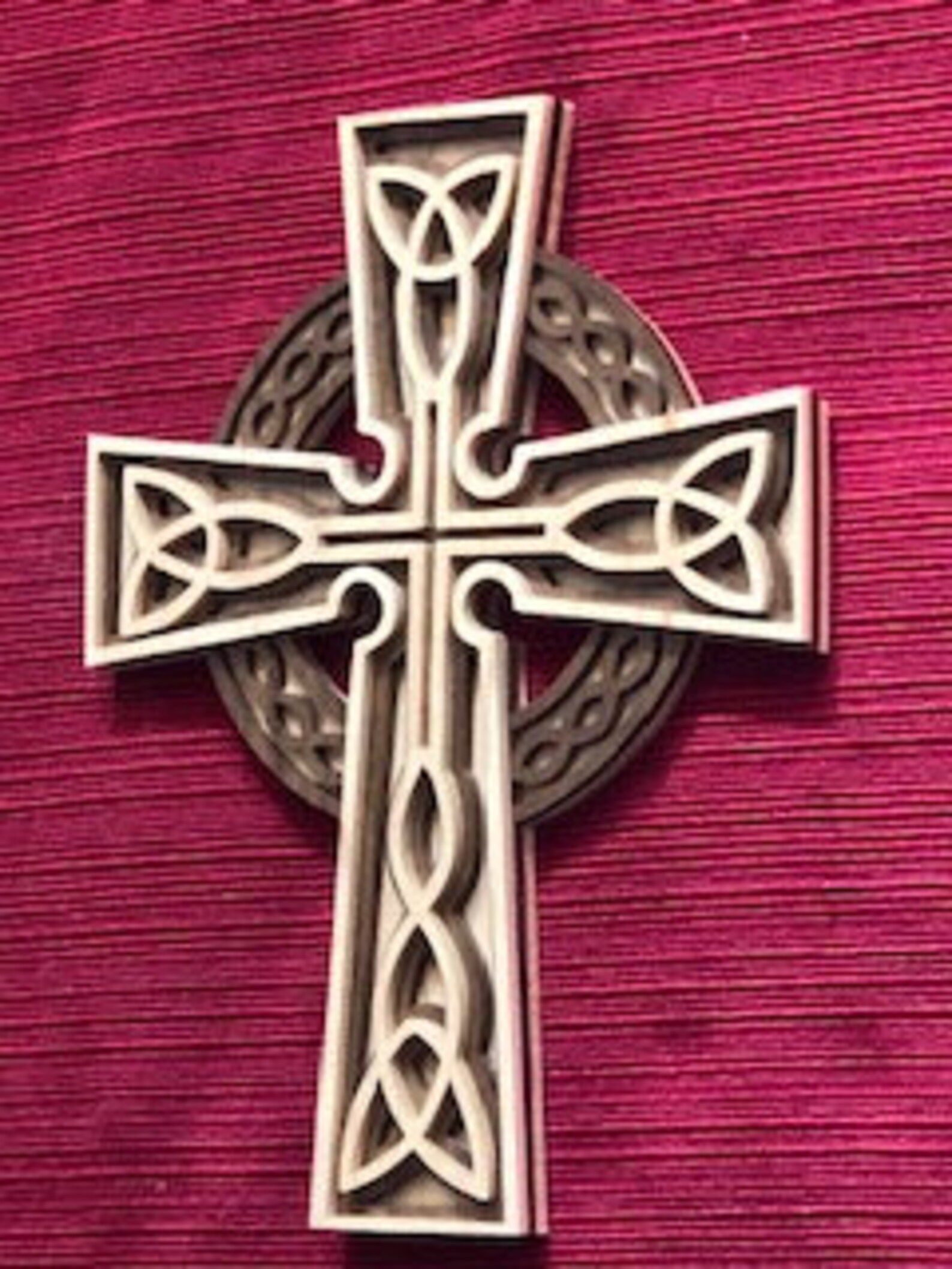 Celtic Cross Irish Cross Wooden Cross | Etsy