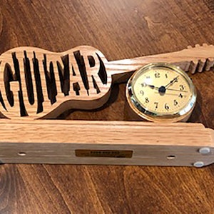 Guitar - Guitar Clock - Clock With Guitar - Etsy