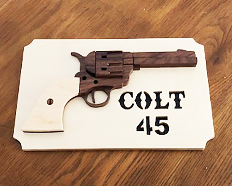 Colt 45 Revolver Scrollwork - Etsy