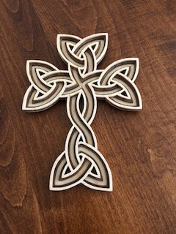Celtic Knot Cross Irish Cross Handmade Cross | Etsy