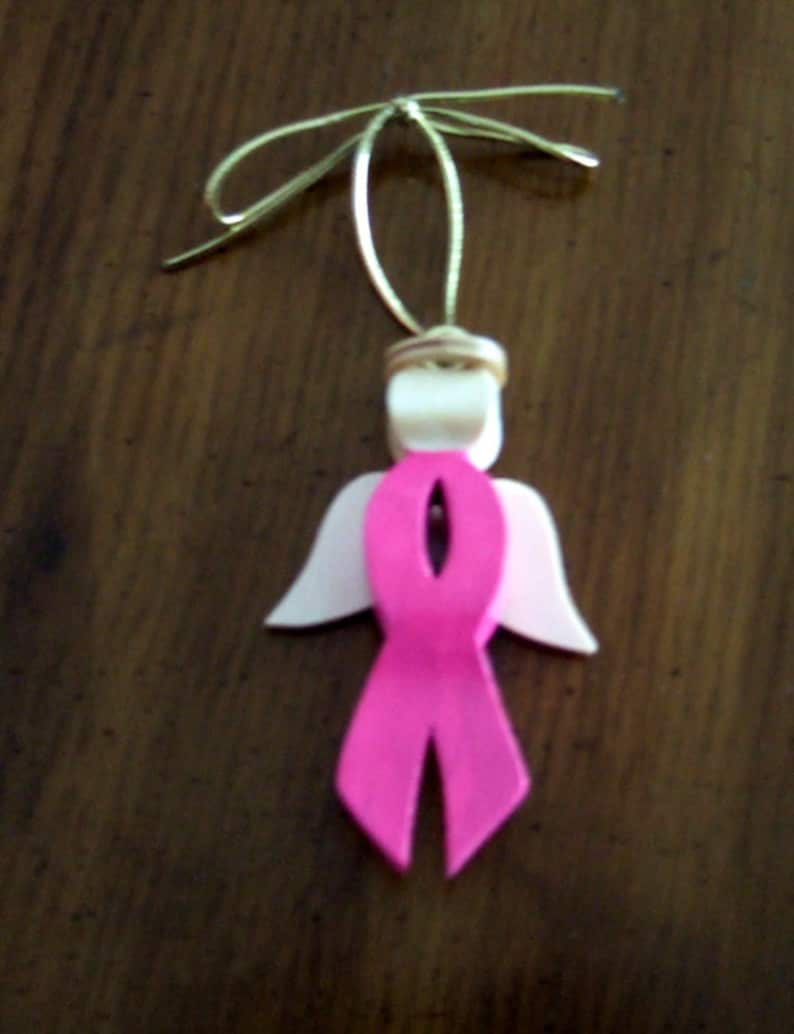 Breast Cancer Awareness Ribbon Angel - Etsy