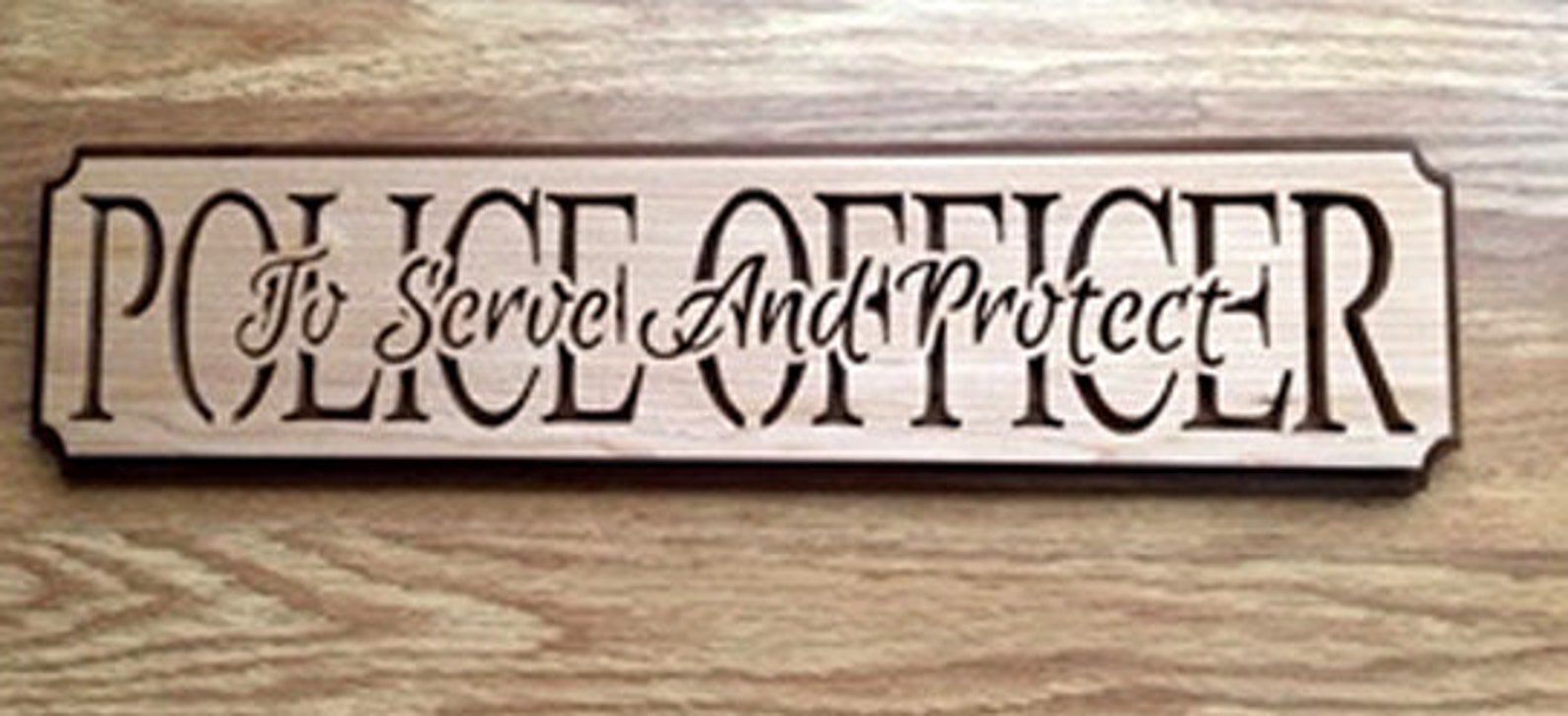 Police Police Officer Sign To Serve and Protect | Etsy