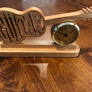 Guitar - Guitar Clock - Clock With Guitar - Etsy