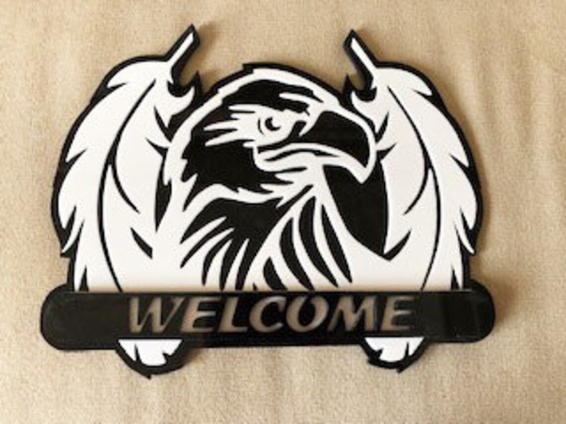 Welcome Sign Eagle Welcome Sign Plexiglas Welcome Sign | Etsy