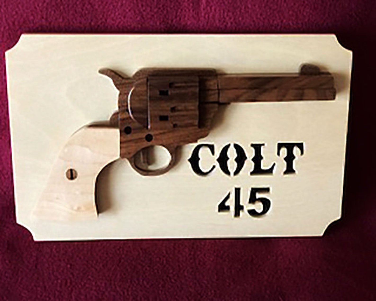 Colt 45 Revolver Scrollwork | Etsy