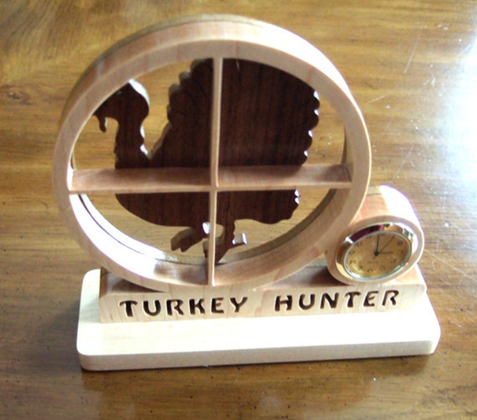 Deer Hunter Clock Turkey Hunter Clock Father's Day Gift - Etsy