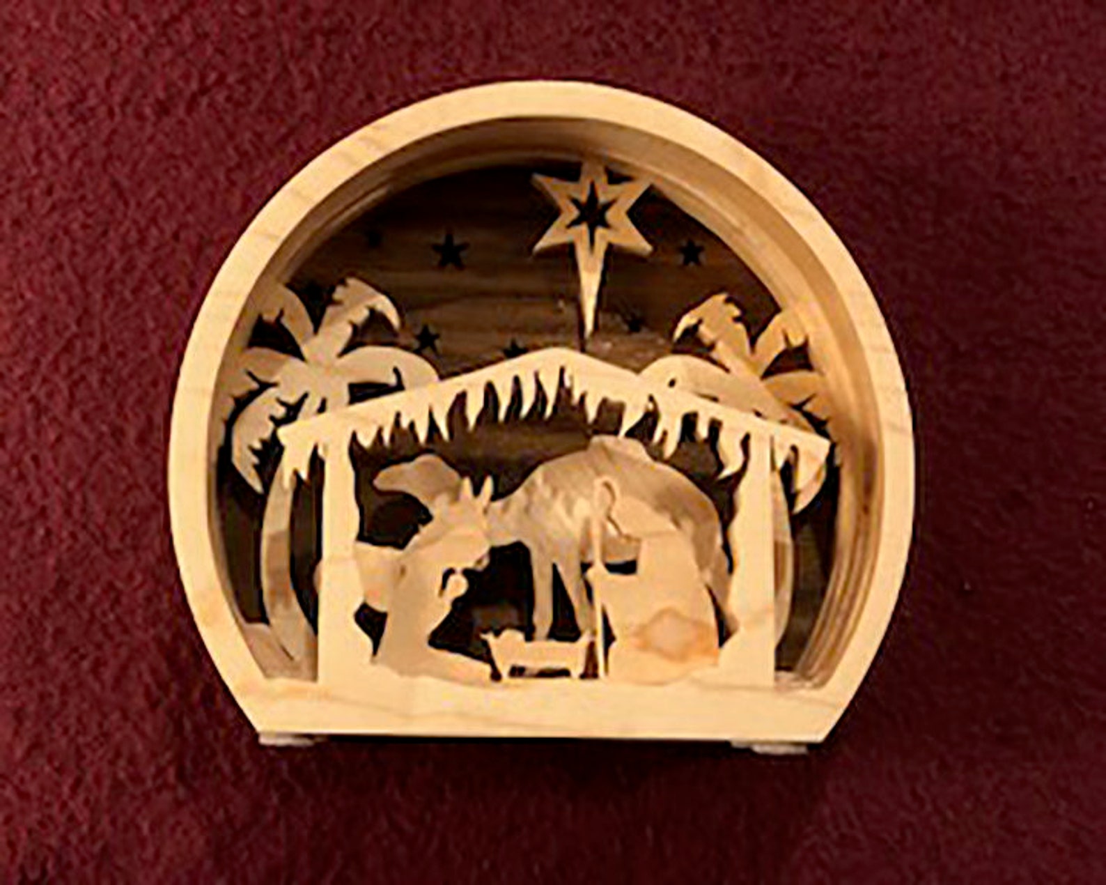 Nativity Christmas Mary & Joseph Merry Christmas - Etsy