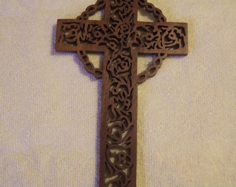 Celtic Knot Cross Irish Cross Handmade Cross | Etsy