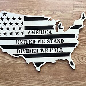 United States of America - United We Stand - Divided We Fall - Etsy