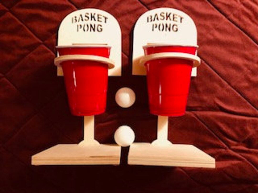 Basket Pong Set - 1 Set of Basket Pongs - Etsy