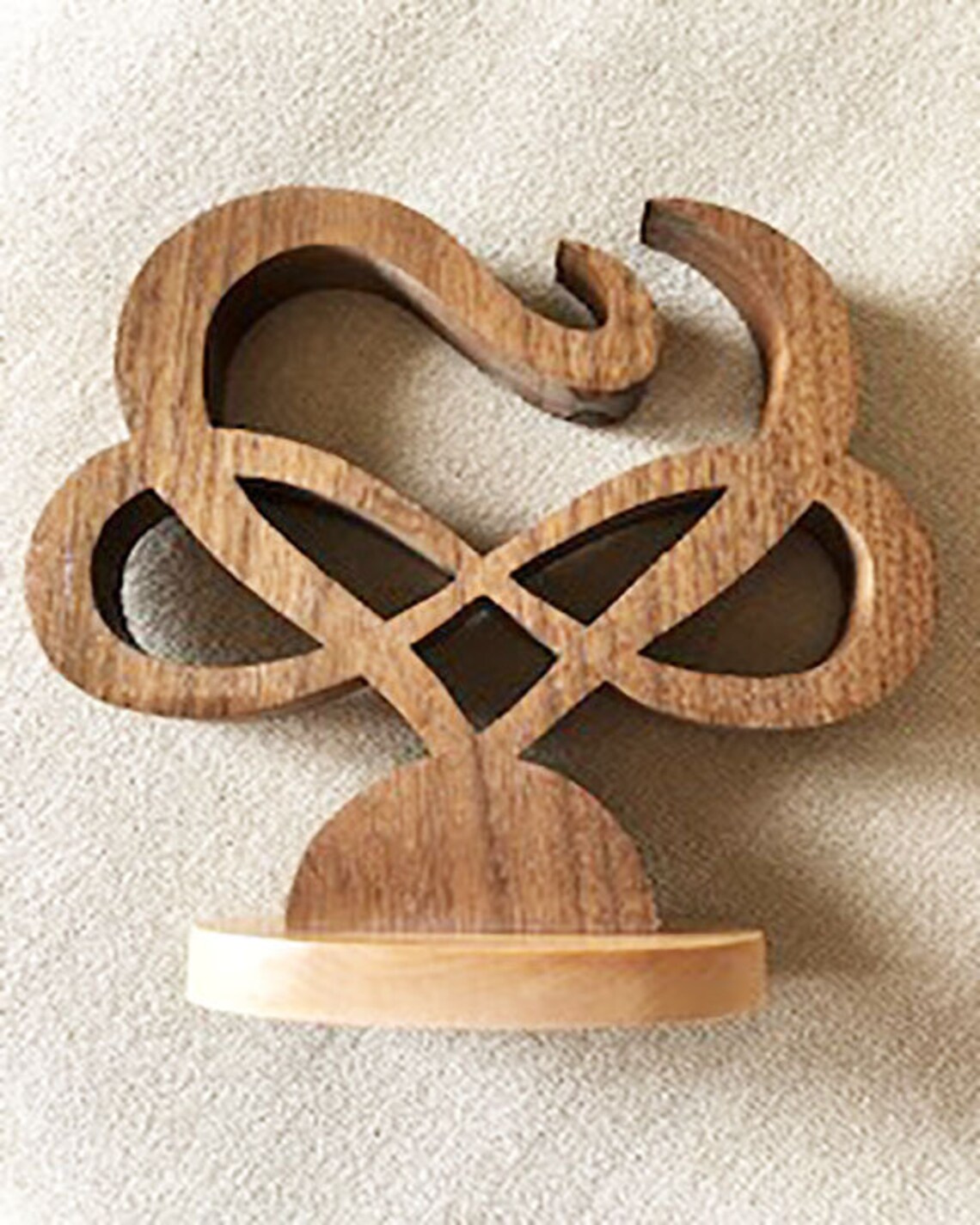 Heart Infinity Heart Wooden Heart Scrolled Heart | Etsy