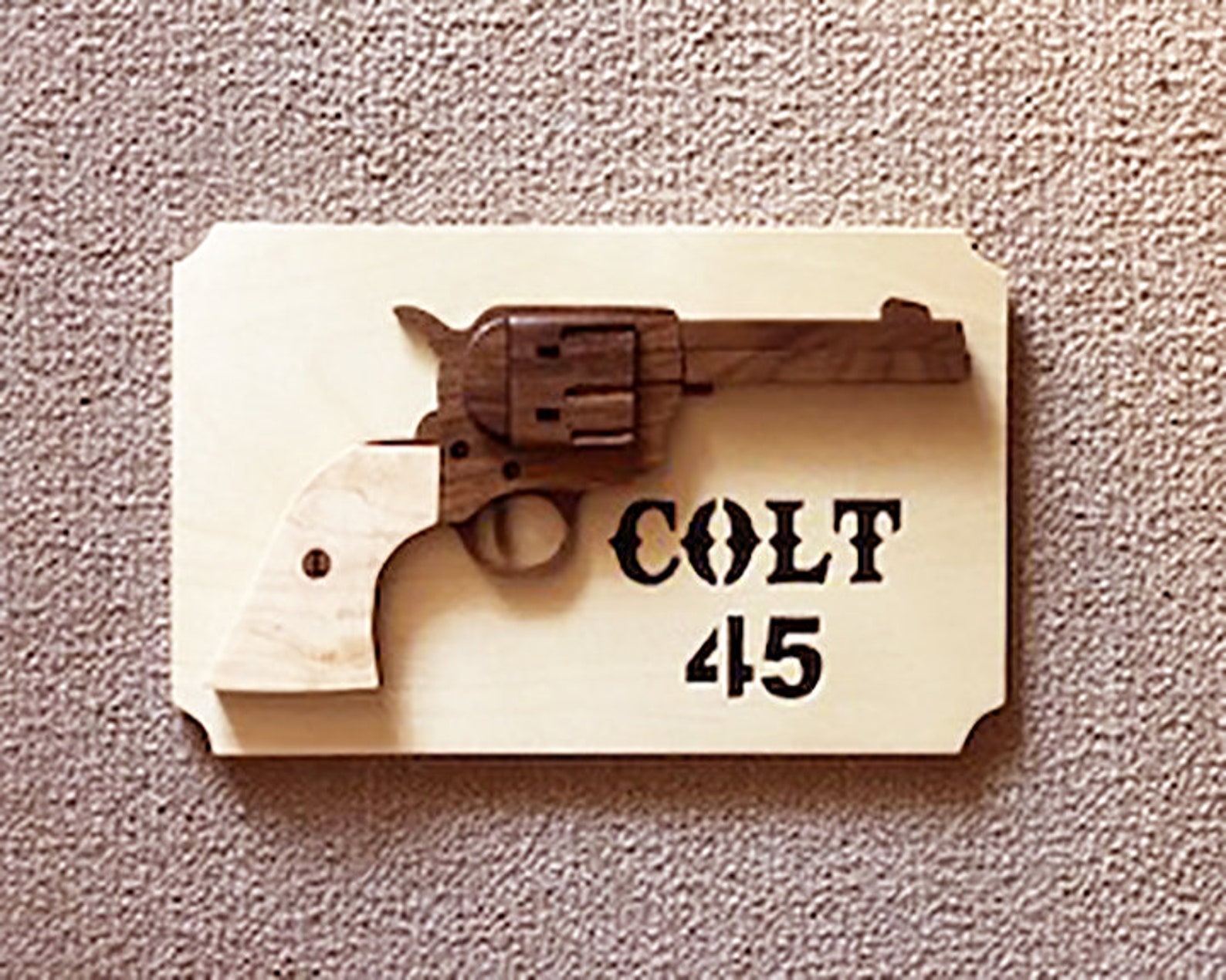 Colt 45 Revolver Scrollwork | Etsy
