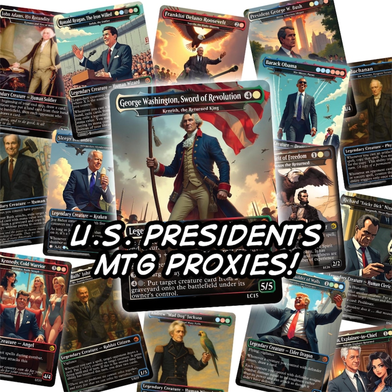 President Trump Trading Cards - Etsy