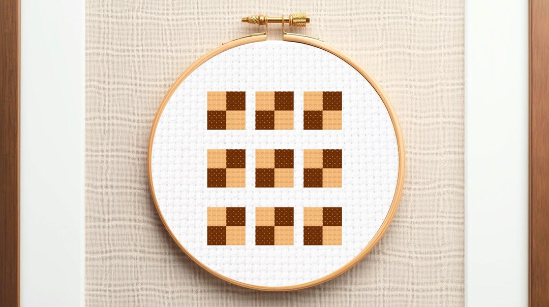 Cookie Cross Stitch Pattern | Pixel Cookie Sampler, Simple 40x40 PDF - Etsy