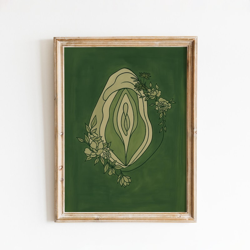 Nude Vulva Art Etsy