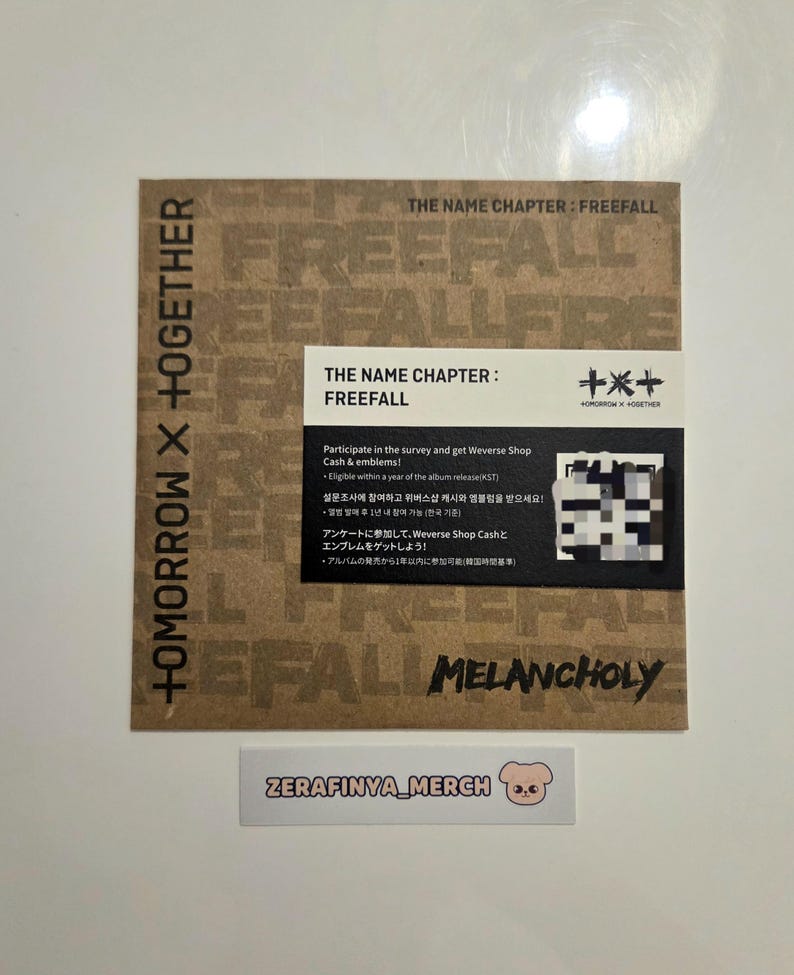 OFFICIAL TXT Freefall Album - the Name Chapter: FREEFALL - Huening Kai ...