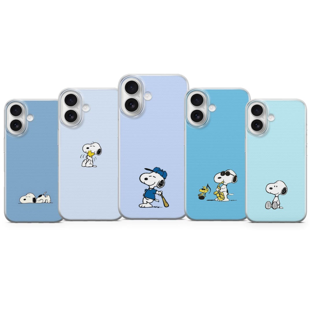 Snoopy Phone Case Peanuts Cartoon Anime Style Cover for iPhone 17, 16 ...