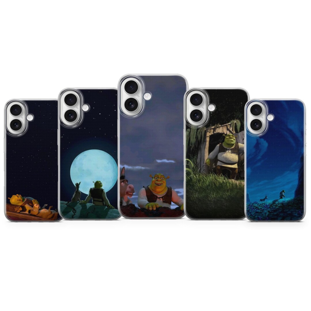 Shrek Phone Case Cartoon Manga Style Cover for iPhone 17, 16, 15, 14 ...