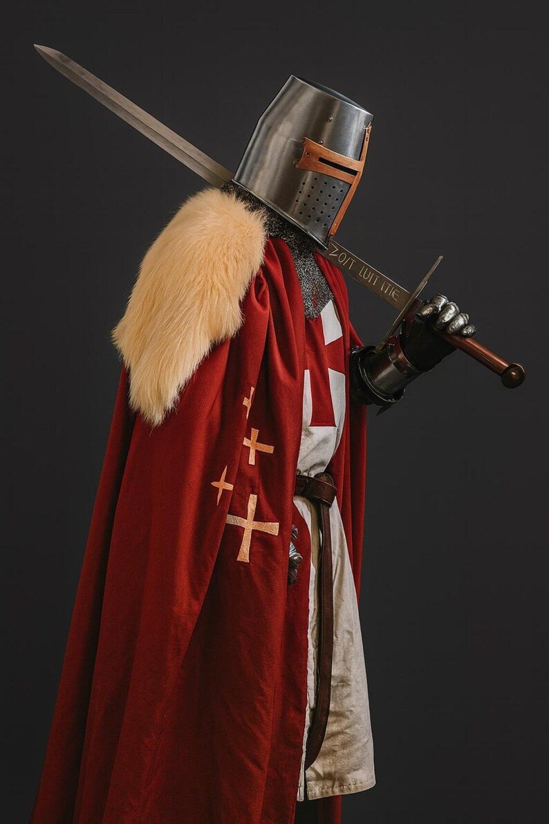 Medieval Knight Full Body Armor | 18 Gauge Steel Royal Templar Suit ...
