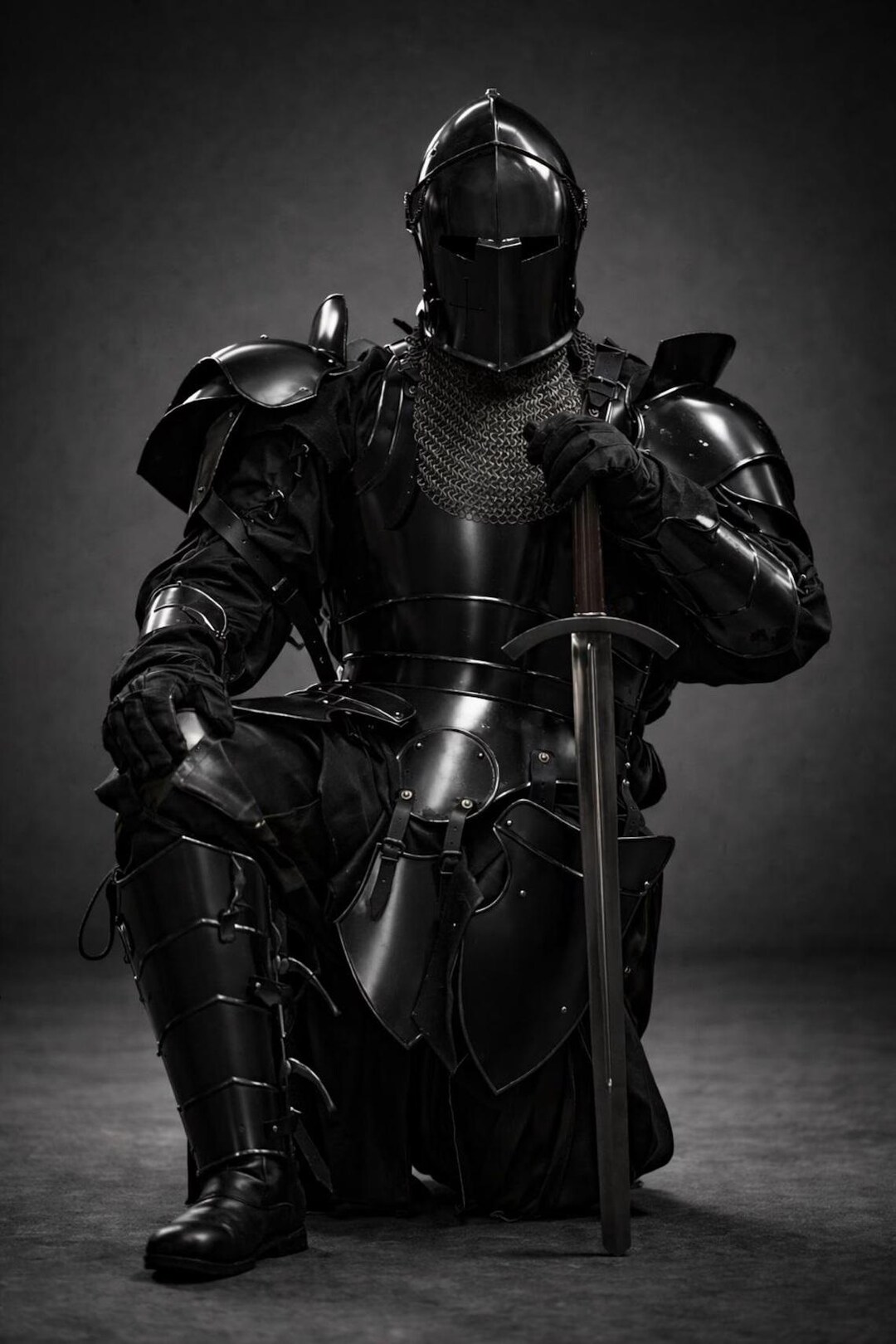 Medieval Barbuta Knight Full Armor Suit | Crusader Steel Barbuta Helmet ...