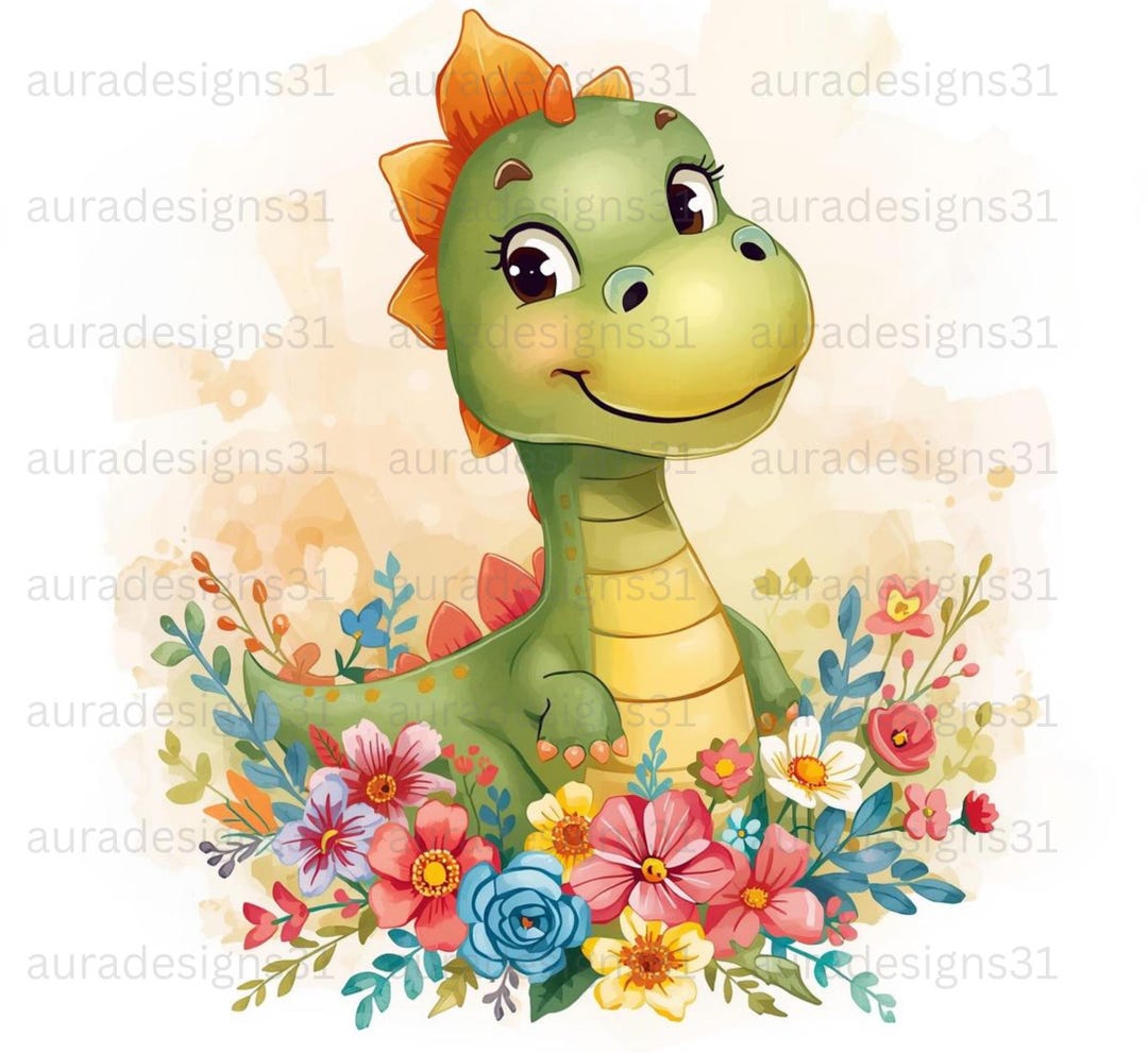 Printable Dinosaur Clip Art Digital Images - Etsy
