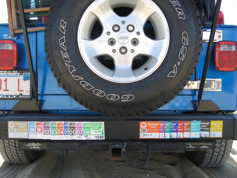 Nantucket Beach Permit Sticker Decal 2022 ACK - Etsy