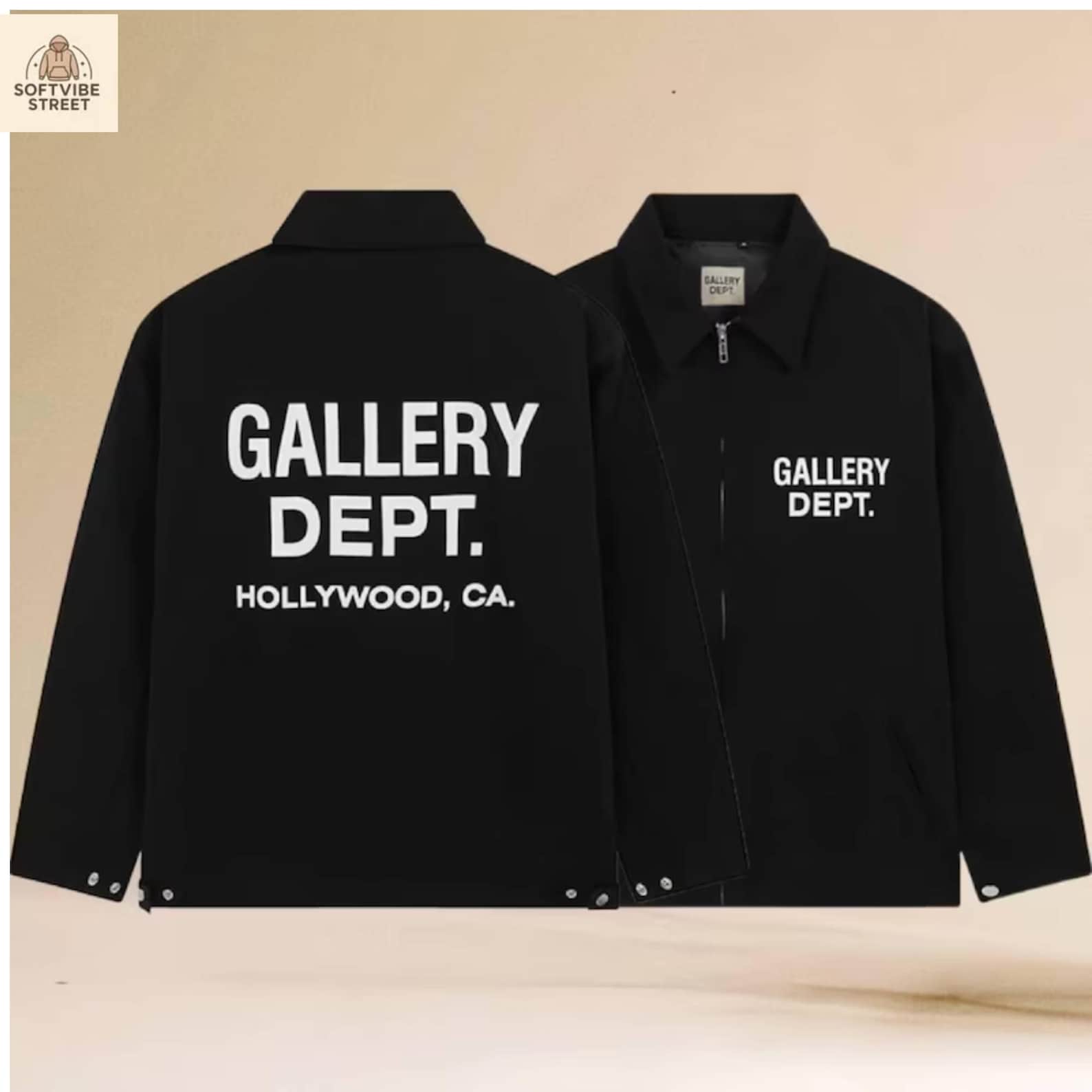 Casual Streetwear Jacket & Shorts Gallery Dept Style Two Piece Set - Etsy
